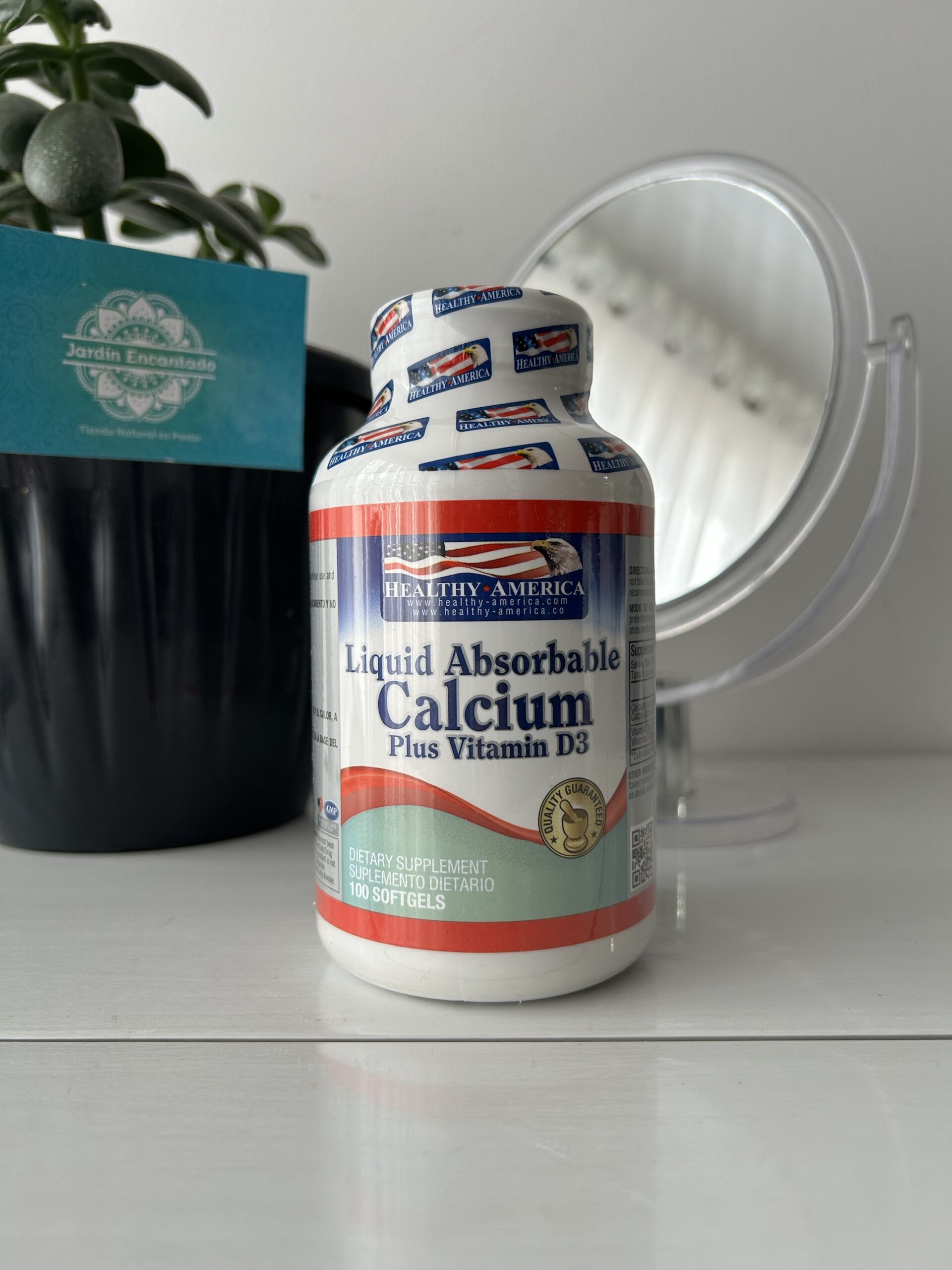 CALCIUM LIQUID ABSORBABLE HEALTHY AMERICA - Jardín Encantado